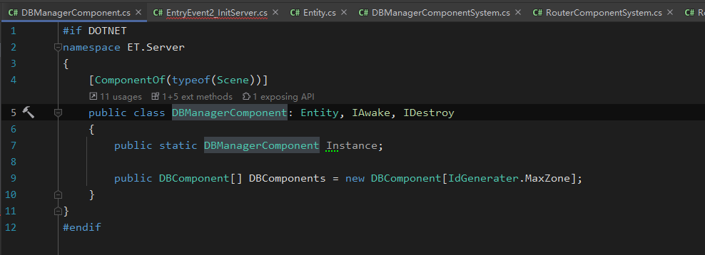 ET7 DBManager - ET社区