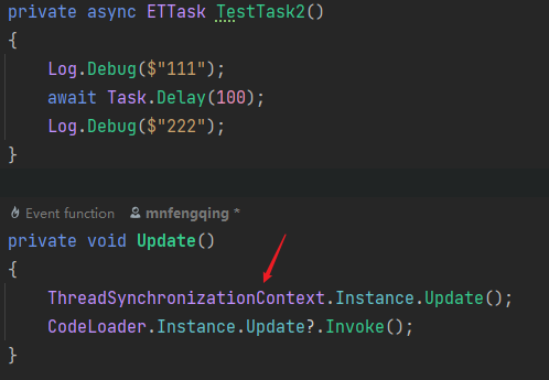 async ETTask方法调用Task.Delay卡住的问题 - ET社区
